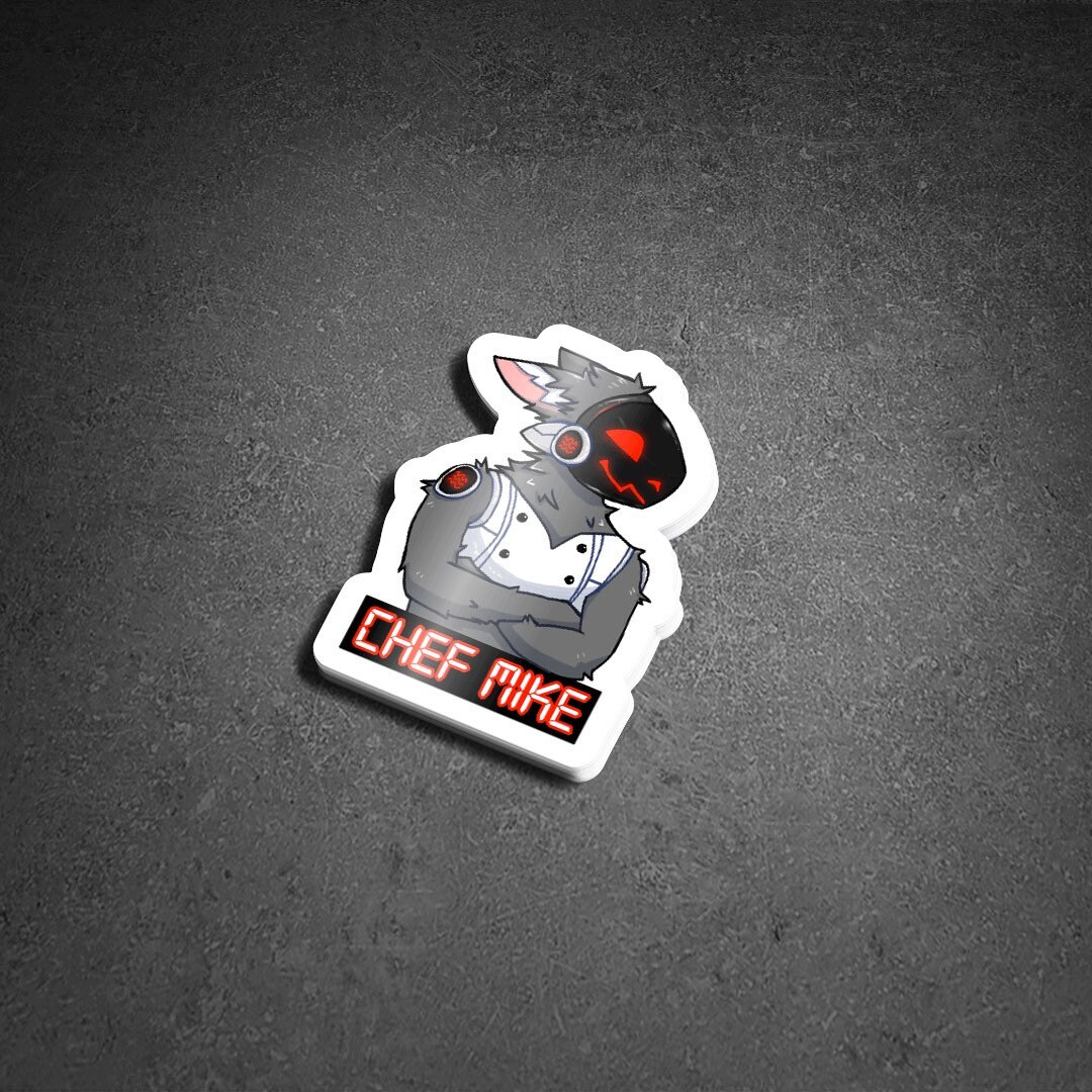 Chef Mike Protogen Furry Sticker - Etsy