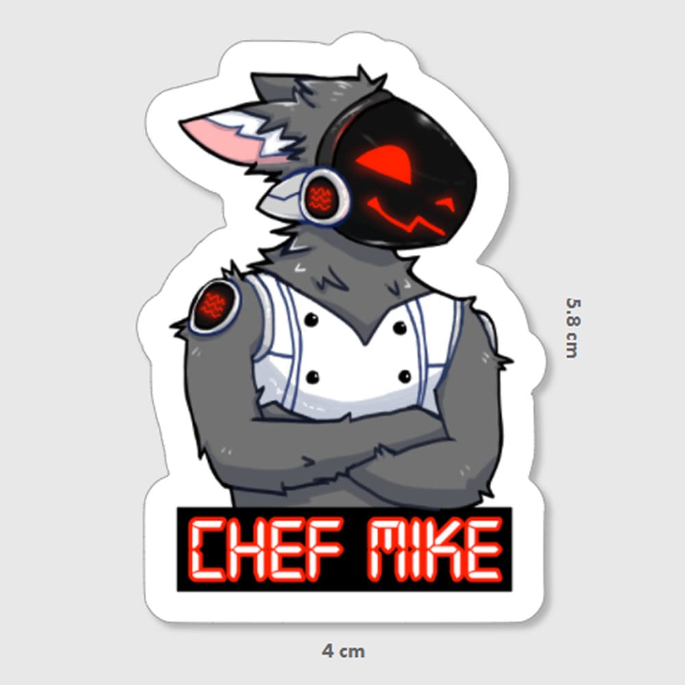 Chef Mike Protogen Furry Sticker - Etsy