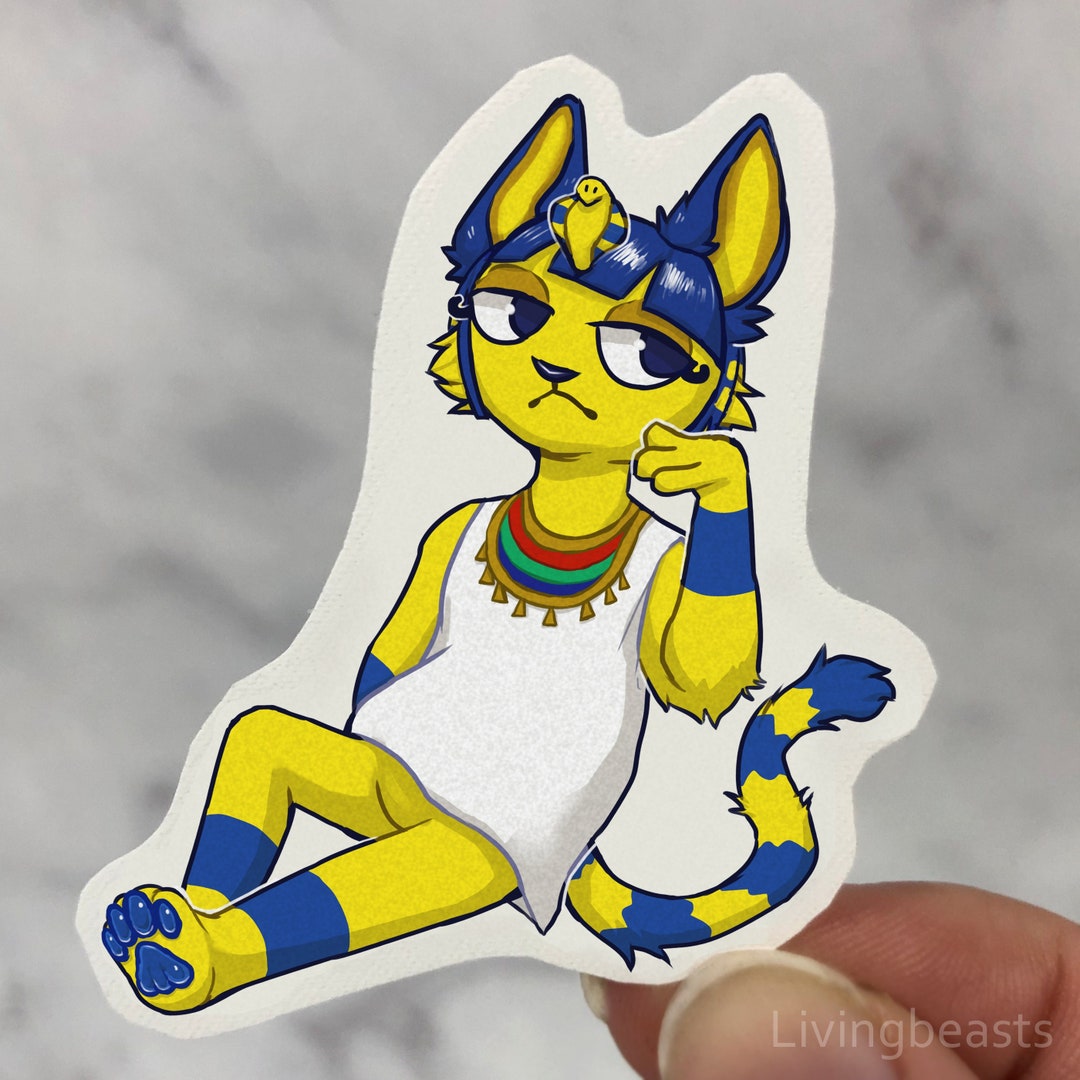 Ankha Animal Crossing Sticker ACNH - Etsy