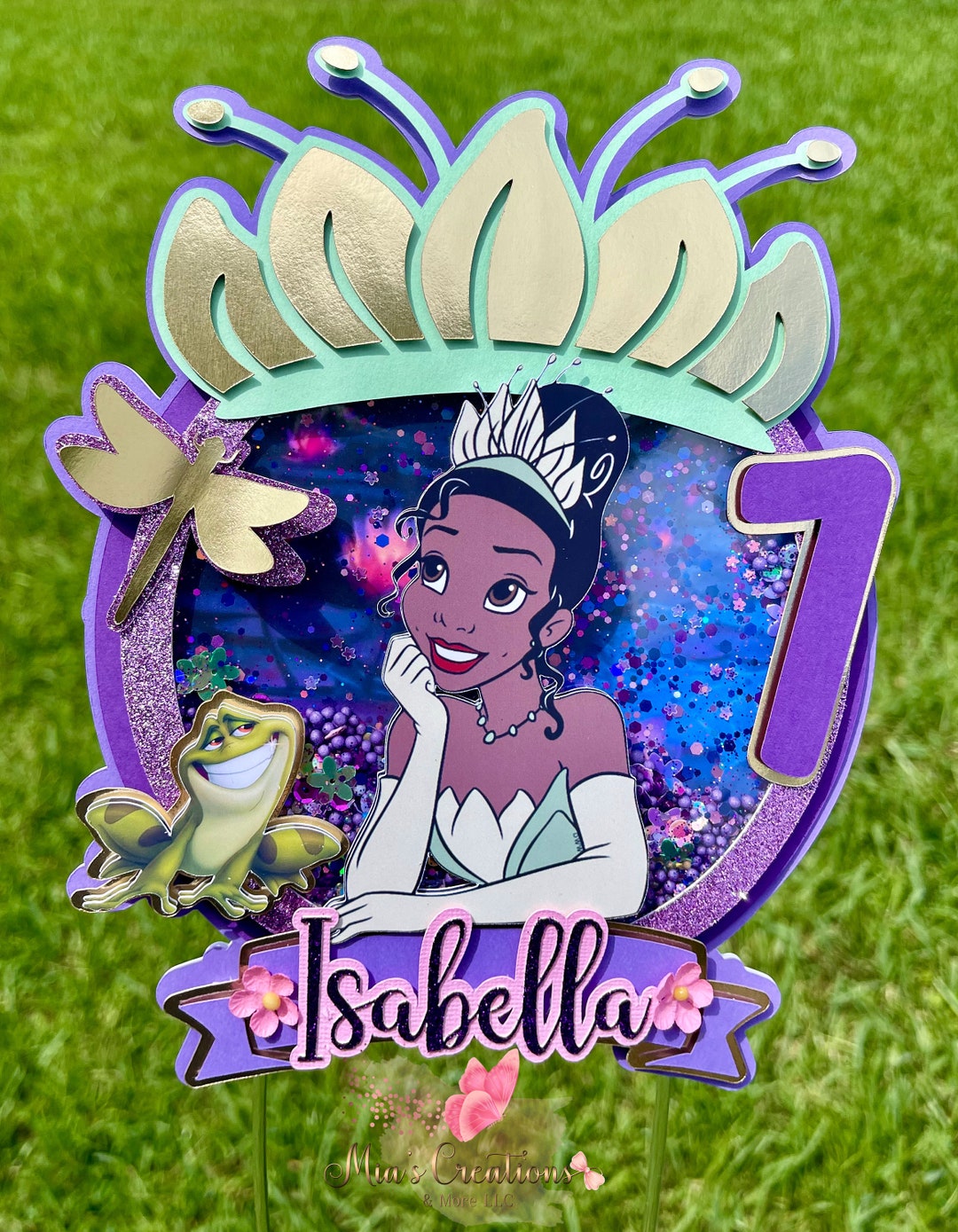 Frog Princess Cake Topper, Princess and the Frog - Etsy