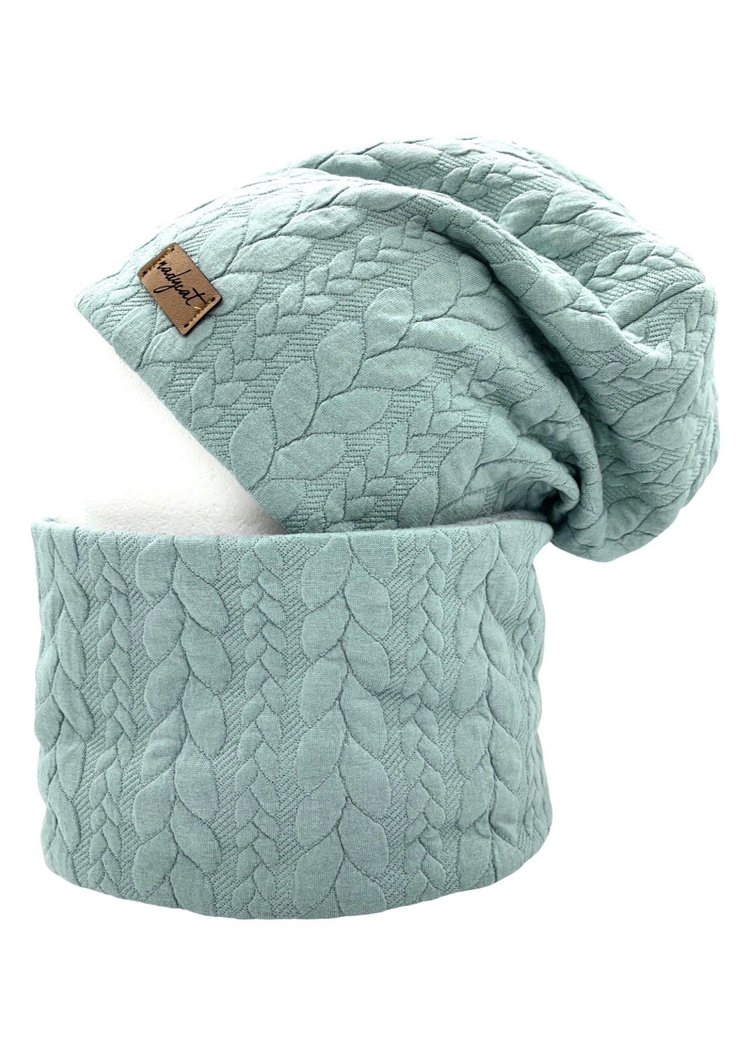 ZOPF & STYLE meer grün, Beanie mit passendem Loop oder Beanie einzeln ...