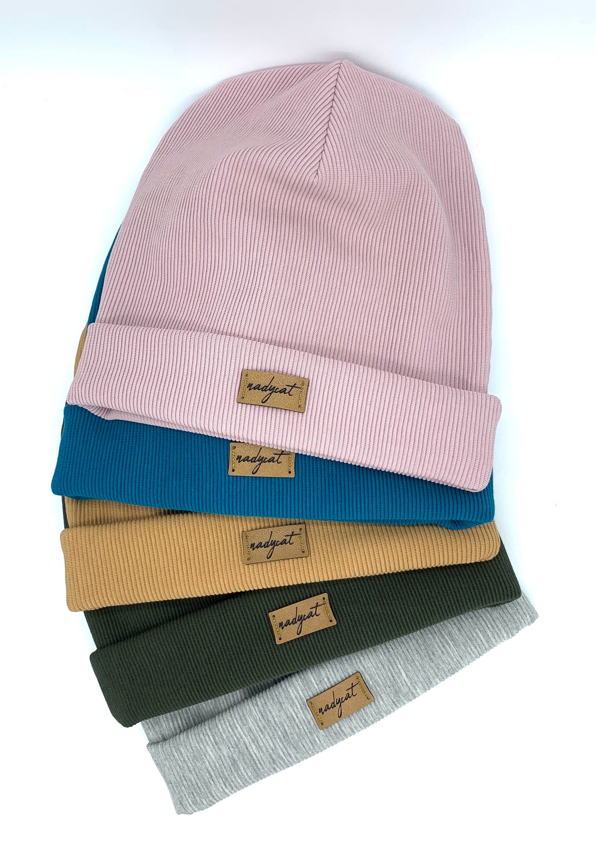 HIPSTER Beanie in RIP Jersey in Many Different Colors Autumn - Etsy UK