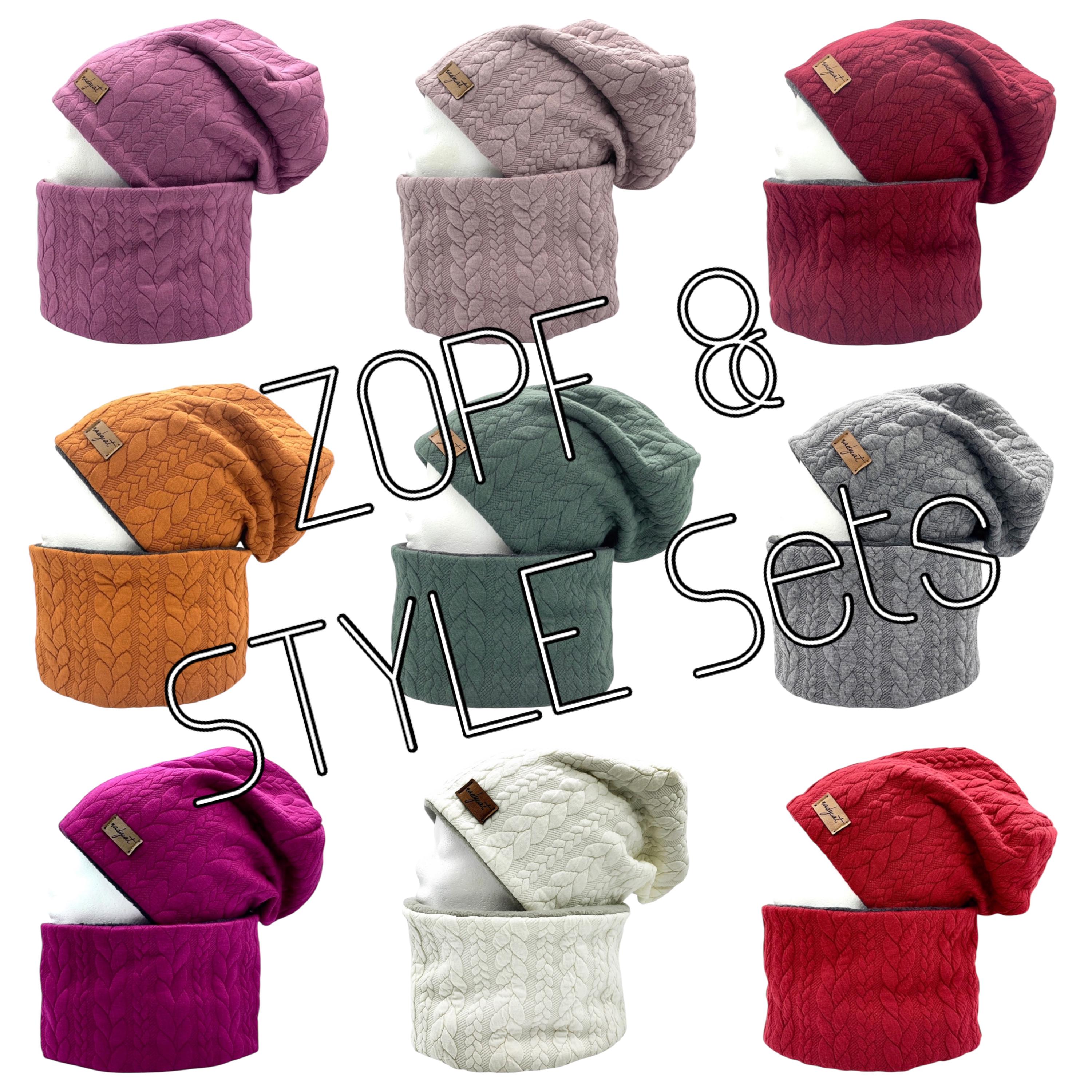 DUSTY MINT UNI, Beanie With Matching Loop or Individually, Winter Set ...