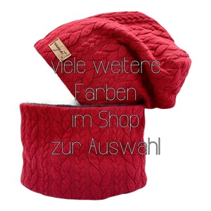 ZOPF & STYLE meer grün, Beanie mit passendem Loop oder Beanie einzeln ...