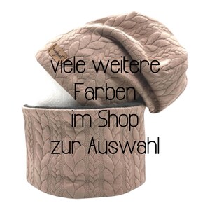 ZOPF & STYLE meer grün, Beanie mit passendem Loop oder Beanie einzeln ...
