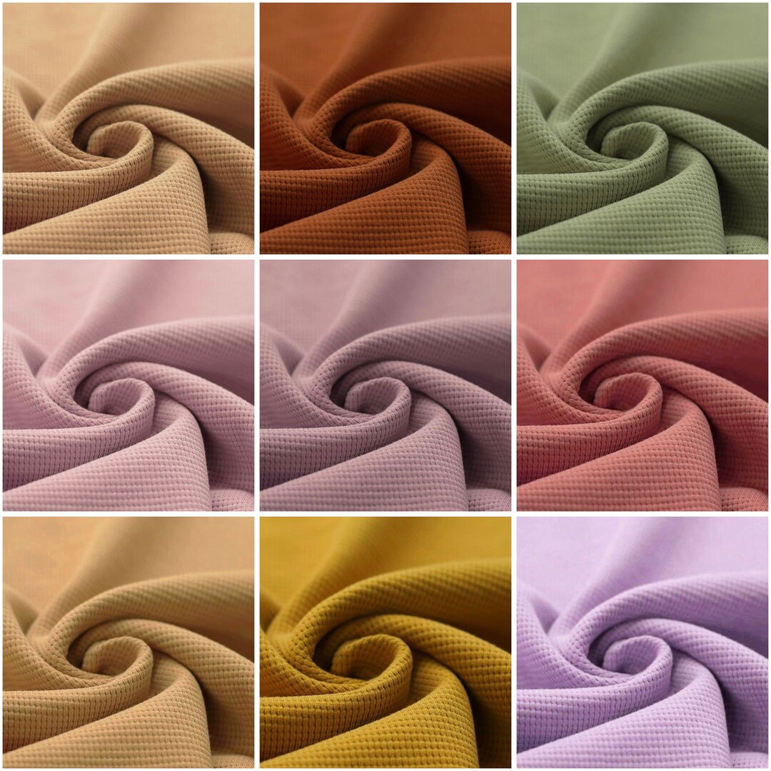 Waffle Knit Jersey / Waffle Jersey / Waffle Fabric, 100% Cotton ...