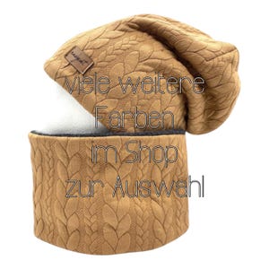 ZOPF & STYLE meer grün, Beanie mit passendem Loop oder Beanie einzeln ...