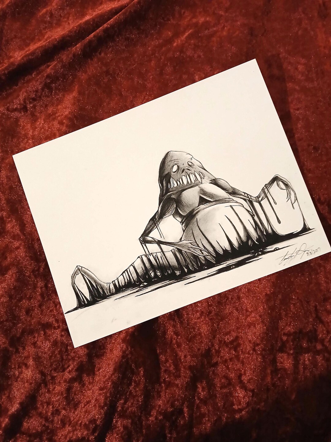 Sludge Monster Print (8 X 10 Inches) - Etsy