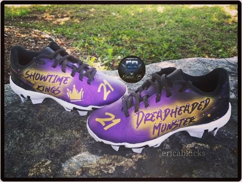 Youth Custom Football Cleats - Etsy