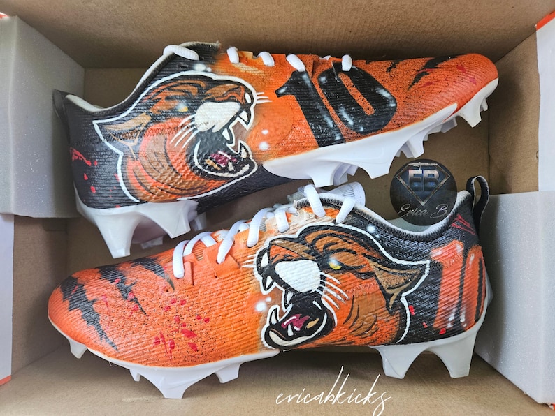 Custom Football Cleats - Etsy
