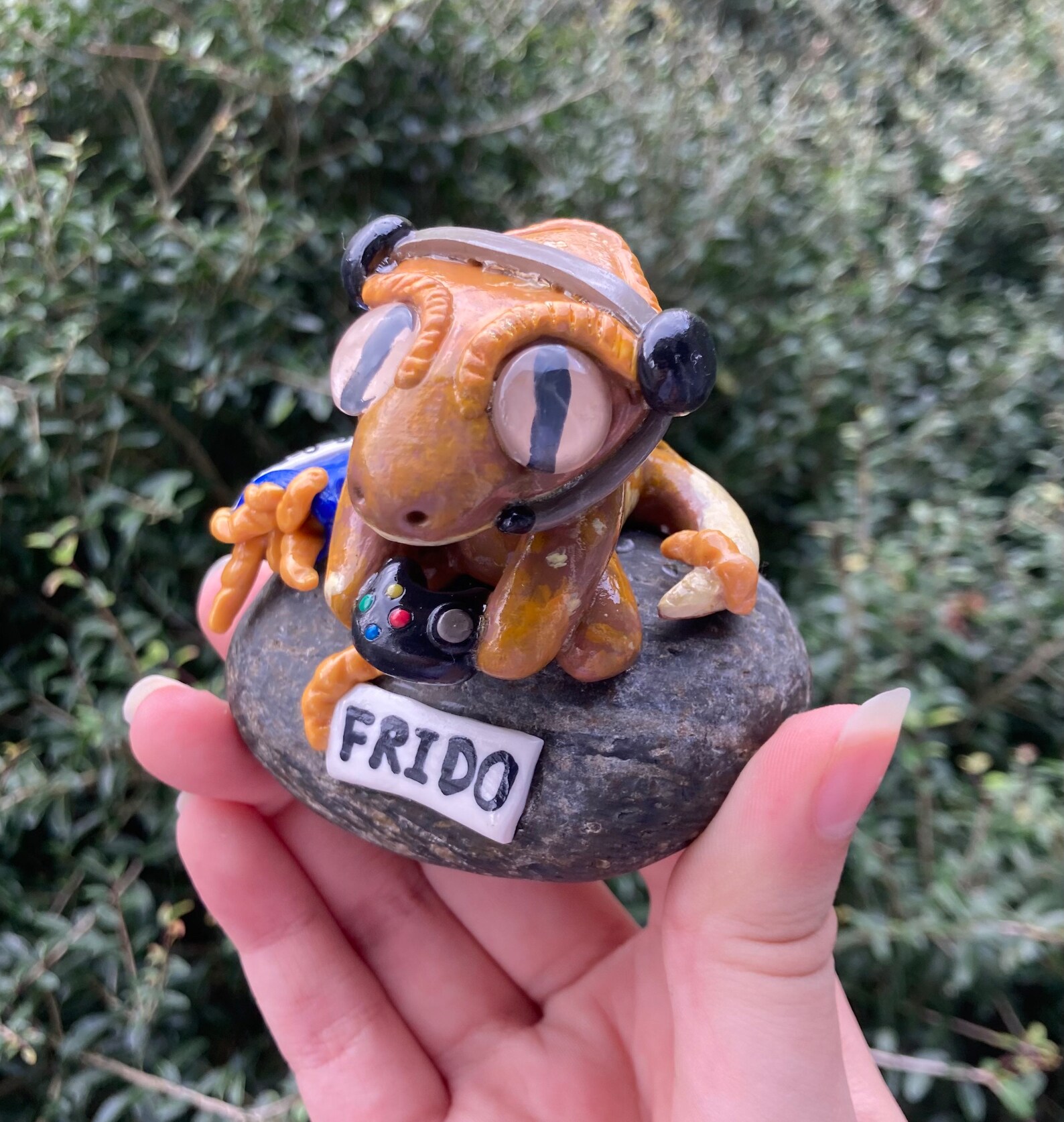 Customized Gecko Figure Polymer Clay - Etsy