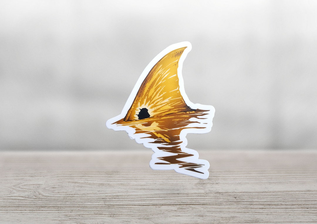 Tailing Redfish Sticker Redfish Tail Redfish Decal Red Drum Fish Decal ...