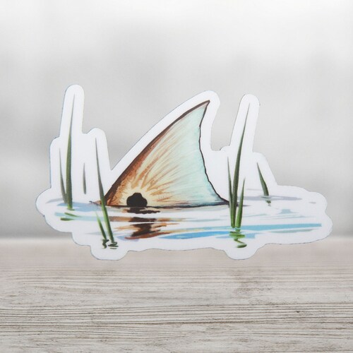 Tailing Redfish Sticker Redfish Tail Redfish Decal Red | Etsy