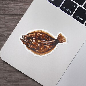 Fluke Sticker | Flounder Sticker | Fluke Decal | Flounder Decal | Fish ...