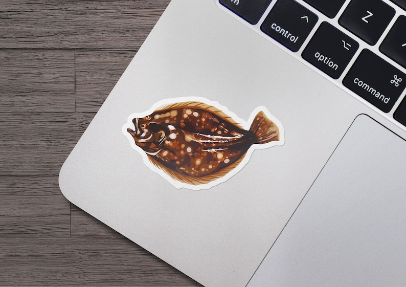 Fluke Sticker Flounder Sticker Fluke Decal Flounder - Etsy UK
