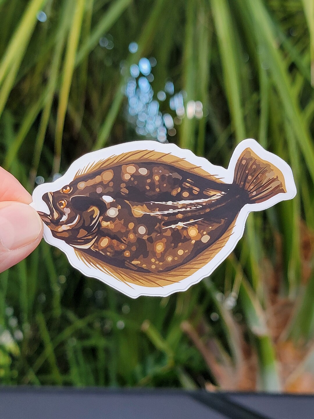 Fluke Sticker | Flounder Sticker | Fluke Decal | Flounder Decal | Fish ...