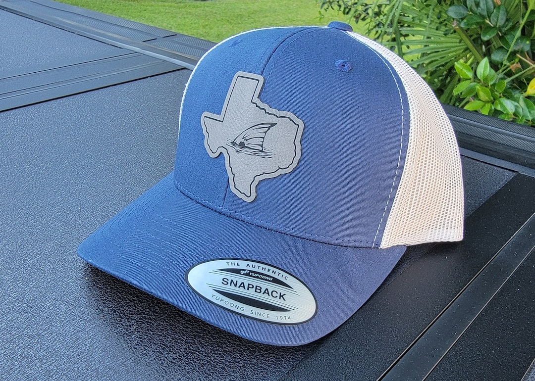 Texas Redfish Trucker Hat | Laser Engraved Patch Hat | Texas Redfish ...