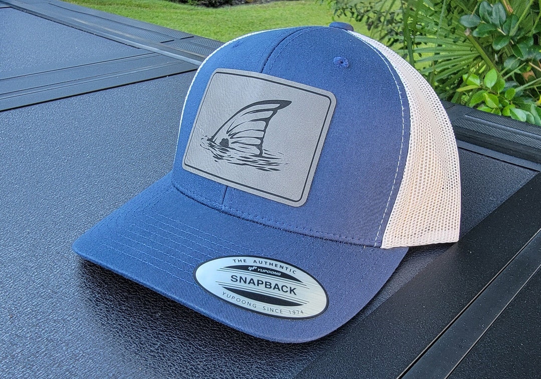 Tailing Redfish Trucker Hat | Laser Engraved Patch Hat | Redfish Hat | Fishing Hat | Redfish ...