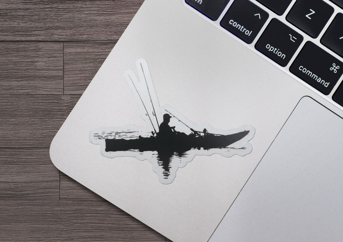 Kayak Fishing Sticker | Kayaking Sticker | Kayaking Gifts | Kayak ...