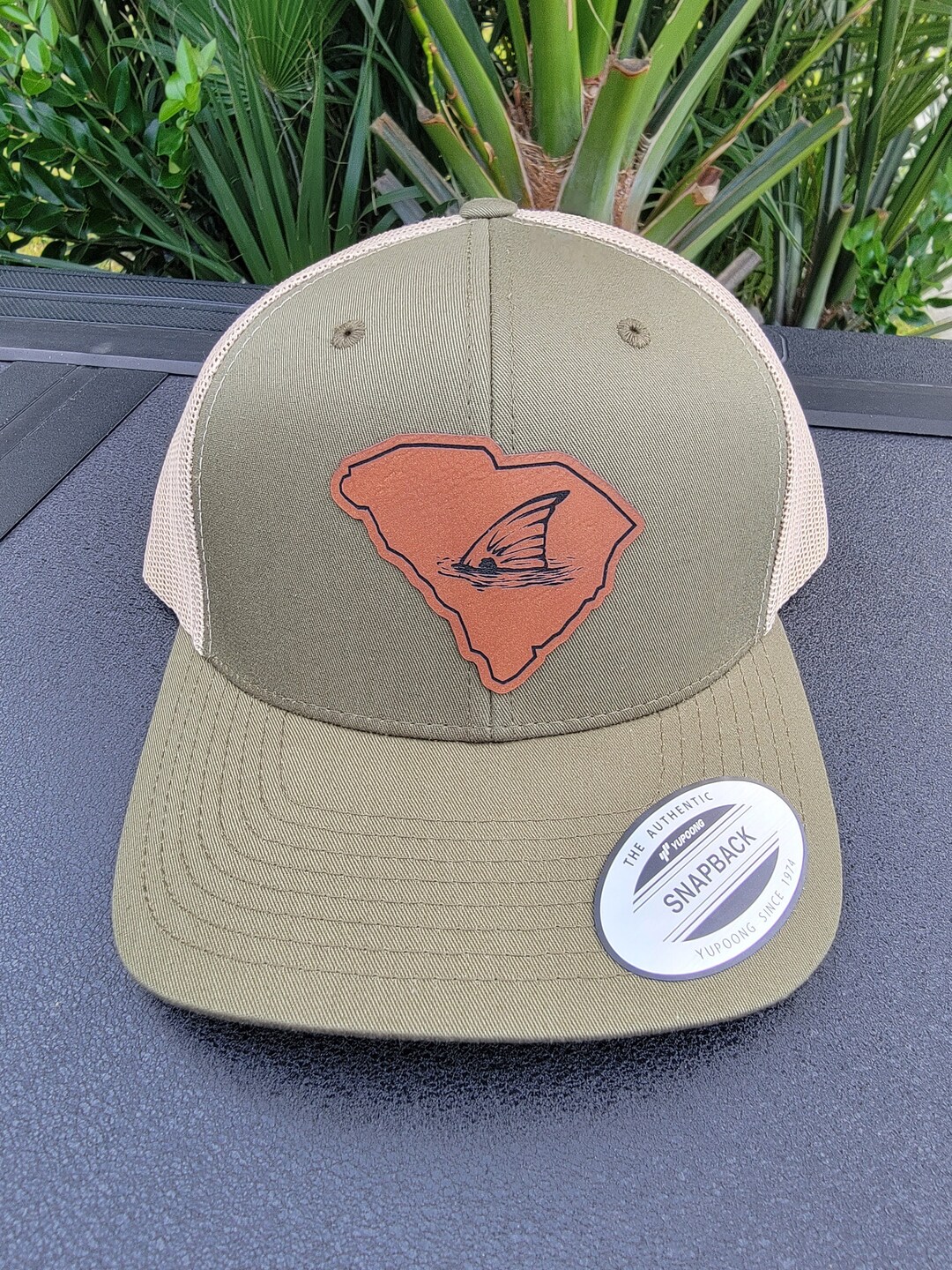 South Carolina Redfish Trucker Hat | Laser Engraved Patch Hat | South Carolina Redfish Hat ...