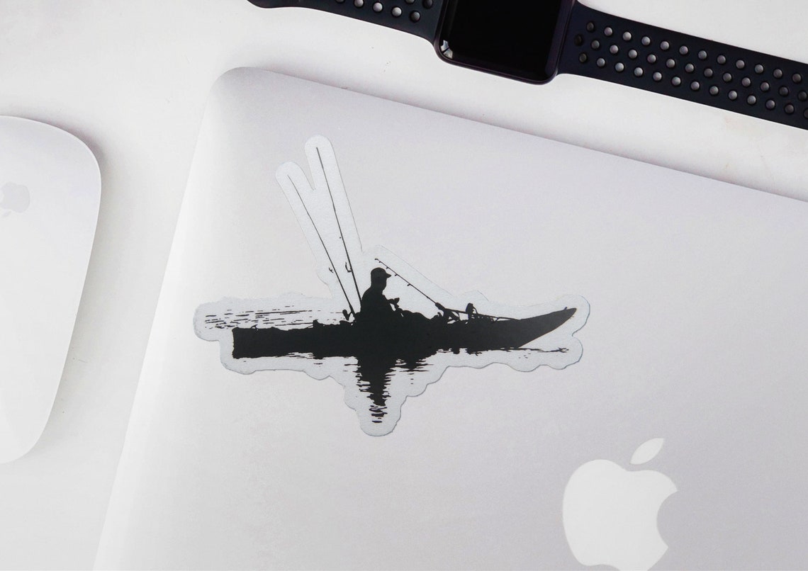 Kayak Fishing Sticker | Kayaking Sticker | Kayaking Gifts | Kayak ...