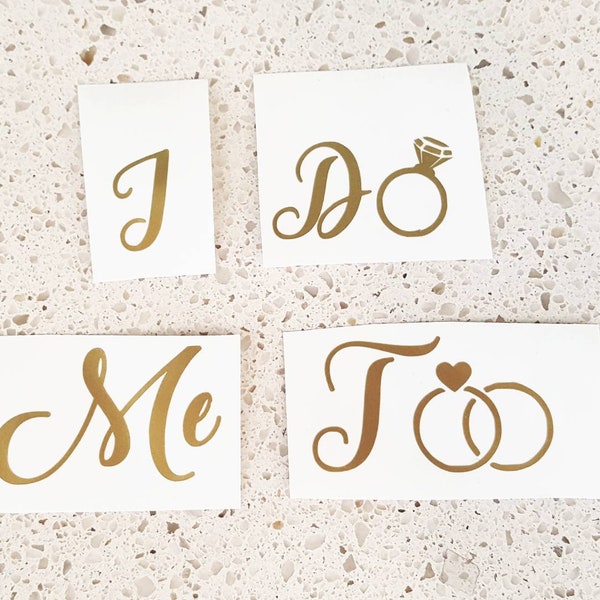 I Do Shoe Stickers - Etsy