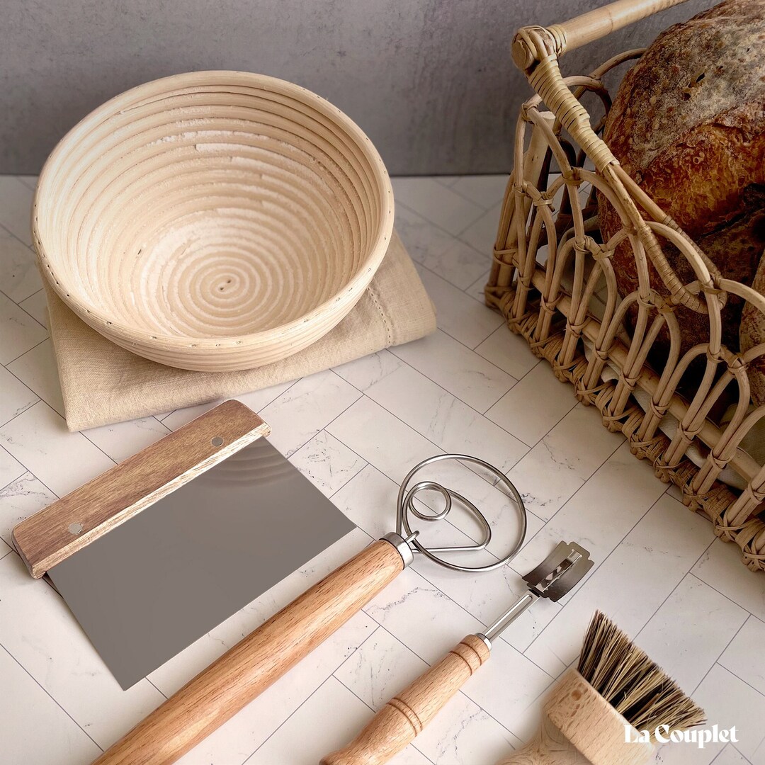 Banneton Bread Proofing Basket Set 8, 9, 10 Sourdough Baking Set, Bread Baking Tools, Supplies ...