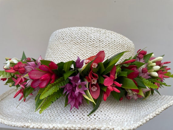 Fresh Flower Crown Wahine Lani Lei Po'o Haku Birthday | Etsy