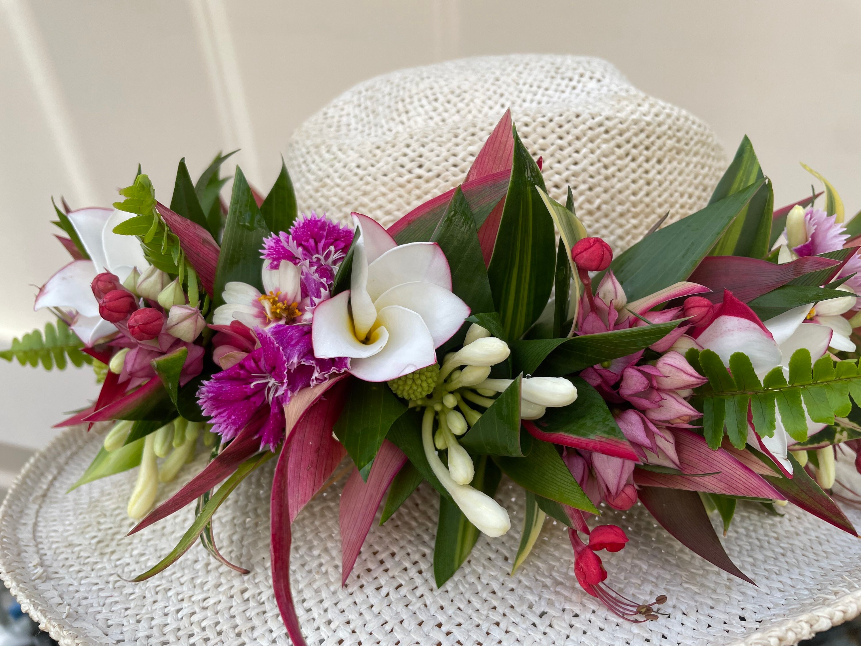 Fresh Flower Crown Lei Po'o Spring Blossoms Pick up - Etsy