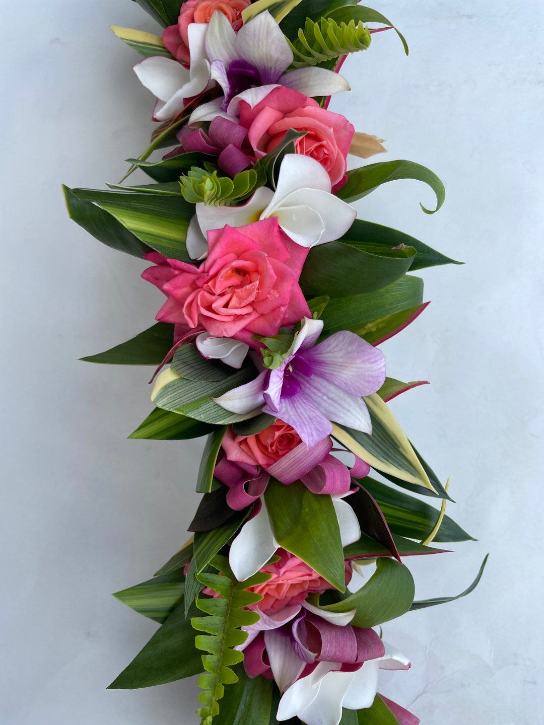 Fresh Floral Crown Polynesian Princess Lei Po'o Birthday Wedding ...