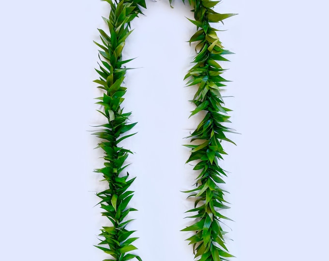 Maile Style Ti Leaf Lei - Wedding Birthday Graduation - Pick up O’ahu ...