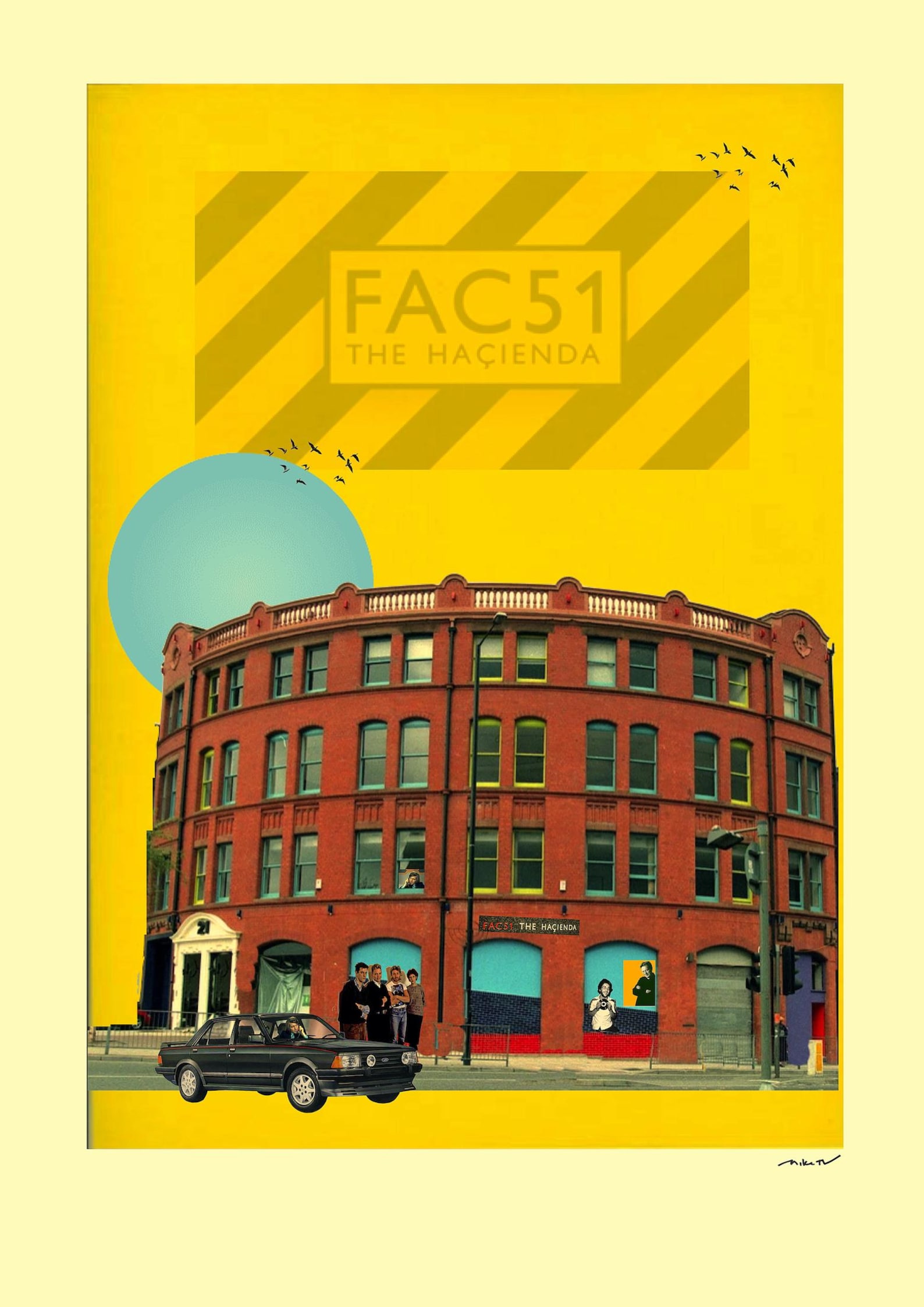 Hacienda Fac 51 Pop Art Print: Signed Limited Edition A3 - Etsy UK