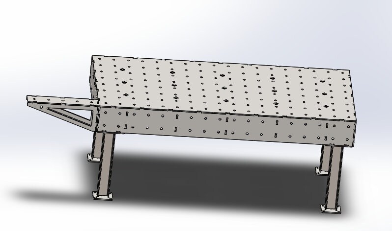 Welding Table DXF Files 1800x800x200 - Etsy