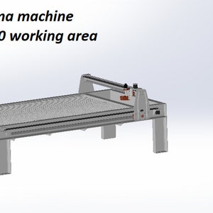 CNC Plasma Router Machine Plans 1250x2500 - Etsy