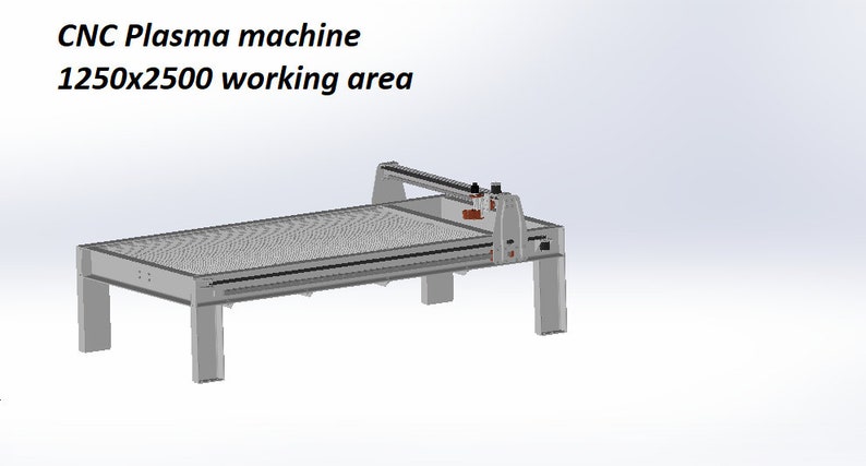 CNC Plasma Router Machine Plans 1250x2500 - Etsy