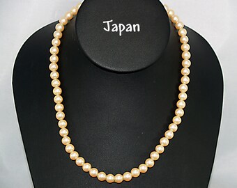 Japan pearl necklace | Etsy