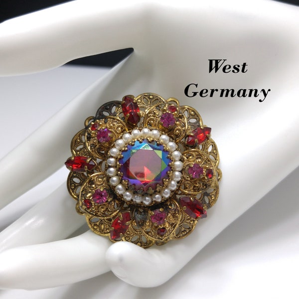 West Germany Brooch - Etsy