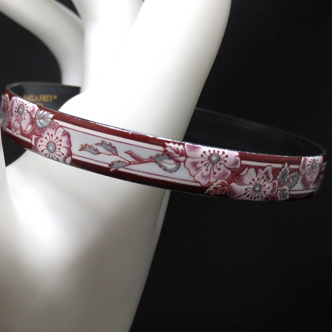 Michaela Frey Enamel Bangle Bracelet Made in Austria 1970s - Etsy