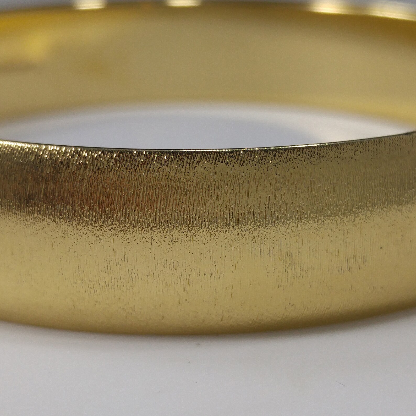 Vintage Monet Bangle Bracelet Size L Brushed Gold Plate | Etsy Vintage Monet Bangle Bracelet Size L Brushed Gold Plate | Etsy
