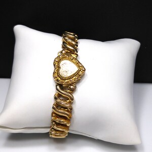 Antique Expansion Locket Sweetheart Bracelet, DFB Co Carmen, Gold ...