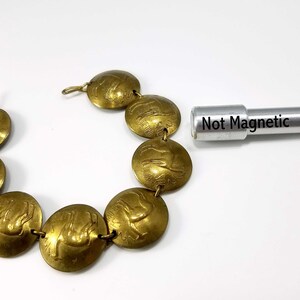 Peruvian Coin Bracelet 1970s Vintage Llama Sol De Oro Peru Coins ...