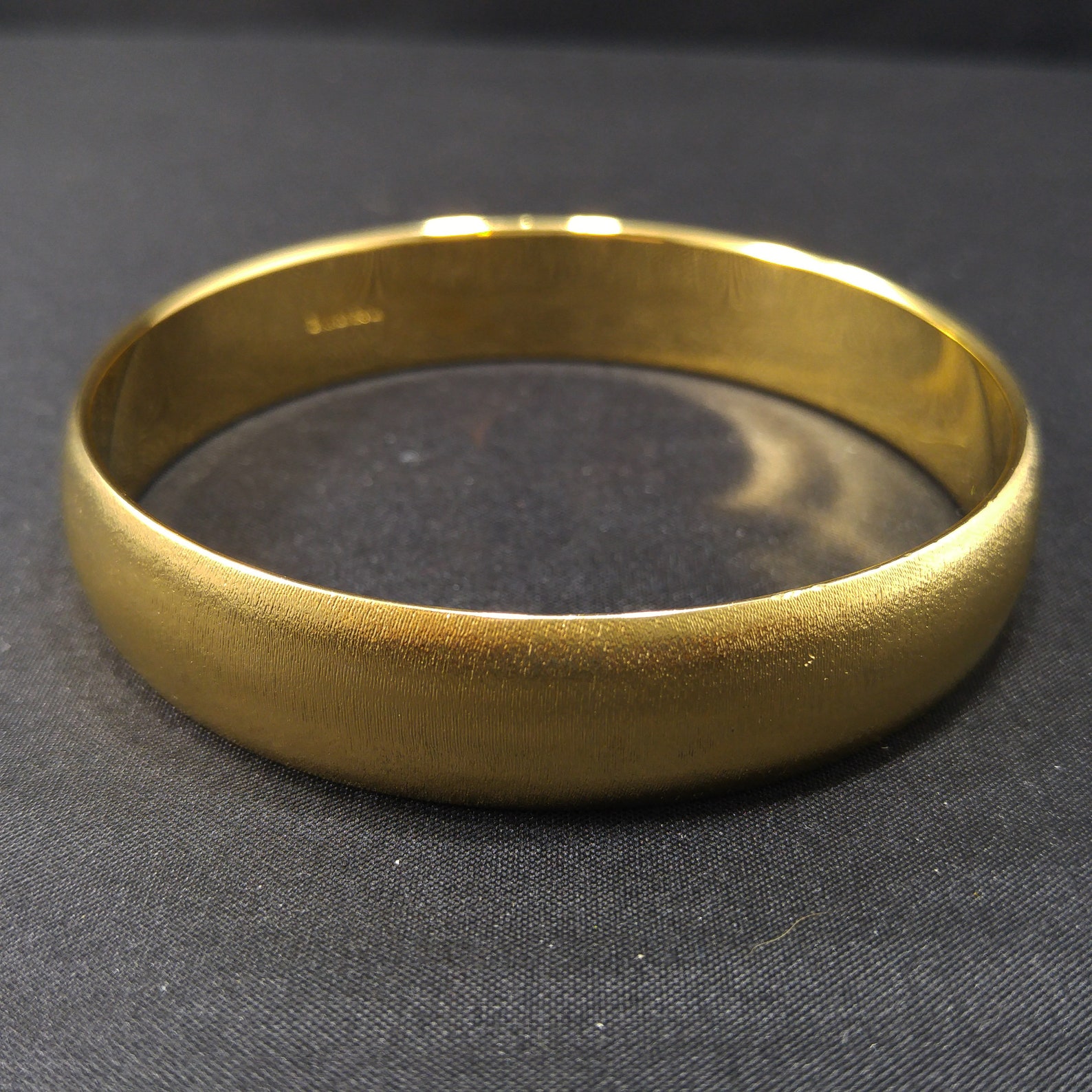 Vintage Monet Bangle Bracelet Size L Brushed Gold Plate | Etsy Vintage Monet Bangle Bracelet Size L Brushed Gold Plate | Etsy