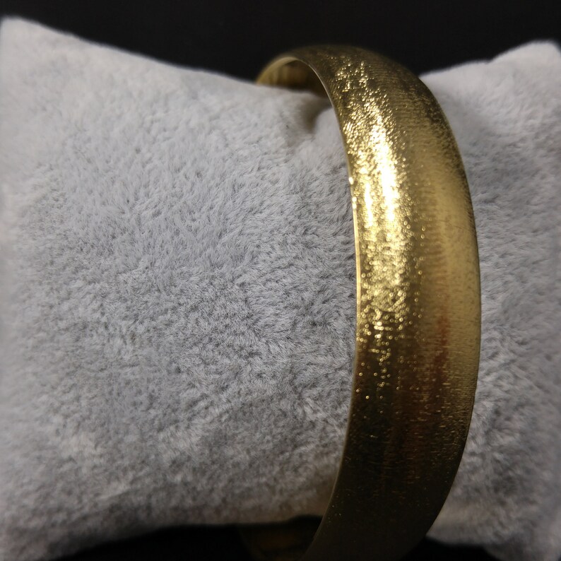 Vintage Monet Bangle Bracelet Size L Brushed Gold Plate | Etsy Vintage Monet Bangle Bracelet Size L Brushed Gold Plate | Etsy