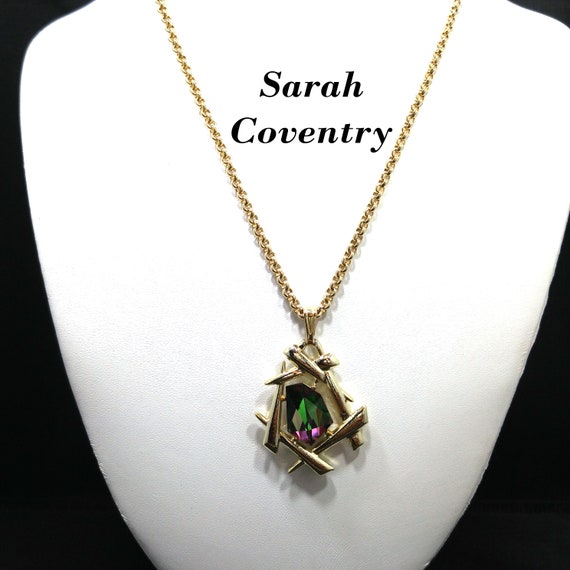 Sarah Coventry Watermelon Necklace 1970s Vintage Jewelry Etsy
