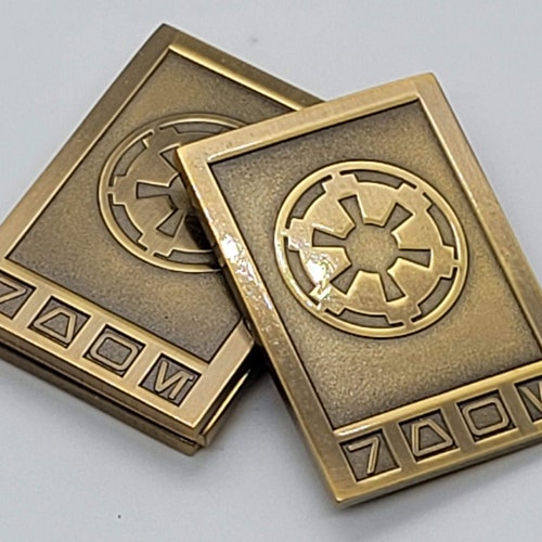 Bronze Imperial Credit Solid Metal Metal Credit Star Wars - Etsy
