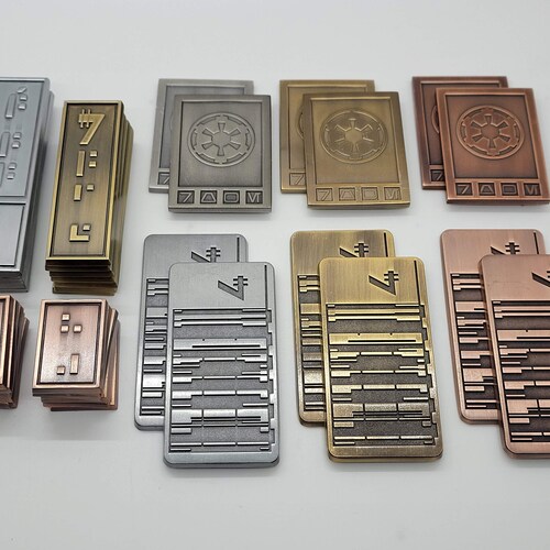 Gold Republic Credit Solid Metal Sabacc Gaming Tokens Star - Etsy