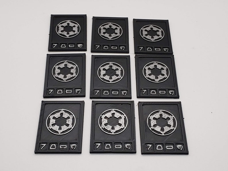 Imperial Credit Set 9x Star Wars Empire Credits - Etsy India