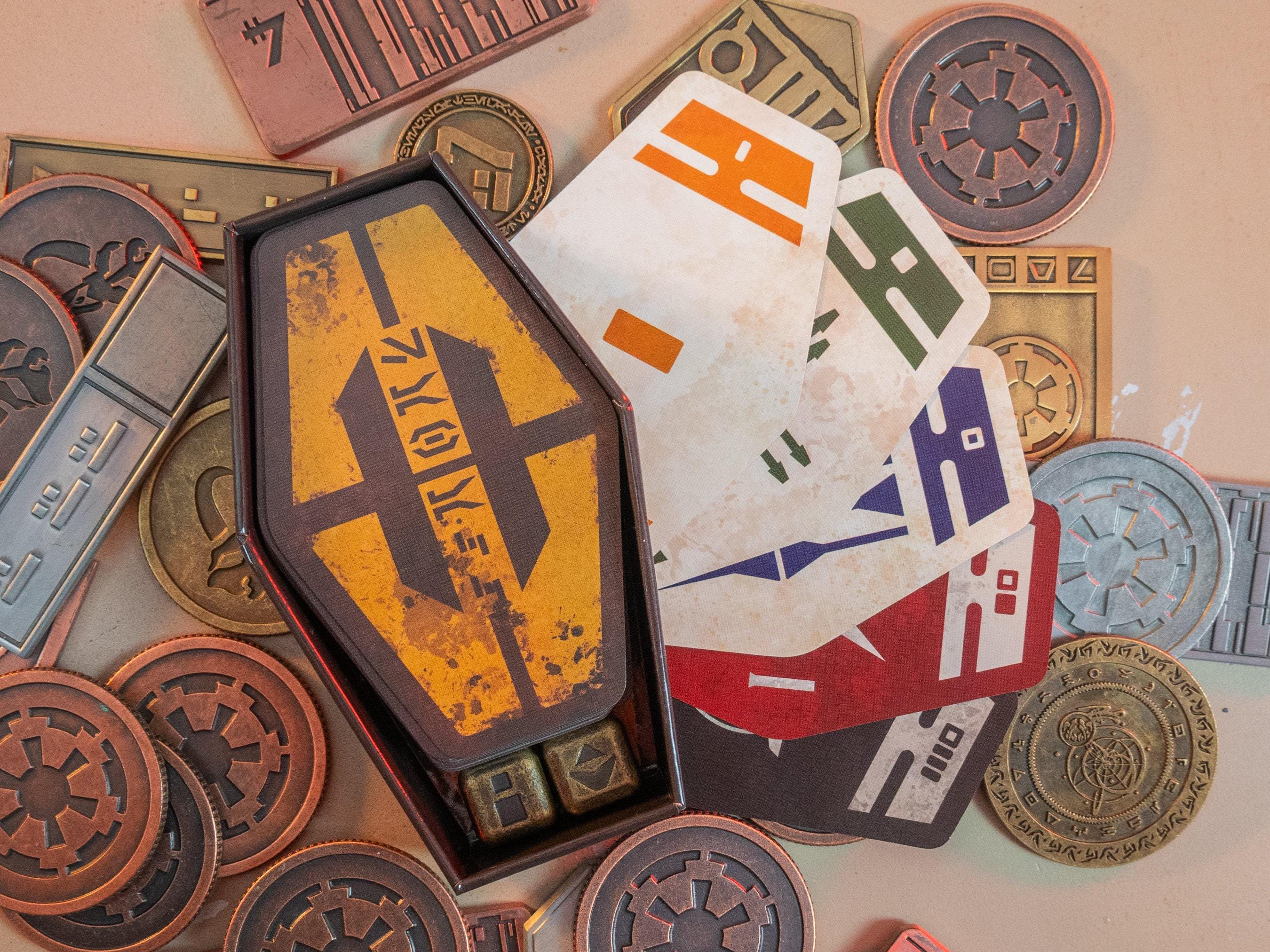Improved Sabacc Card Deck Linen 76 Card Traditional Version Star Wars Inspired Han Solo Card Game Solo Inspired Card Deck Etsy Canada