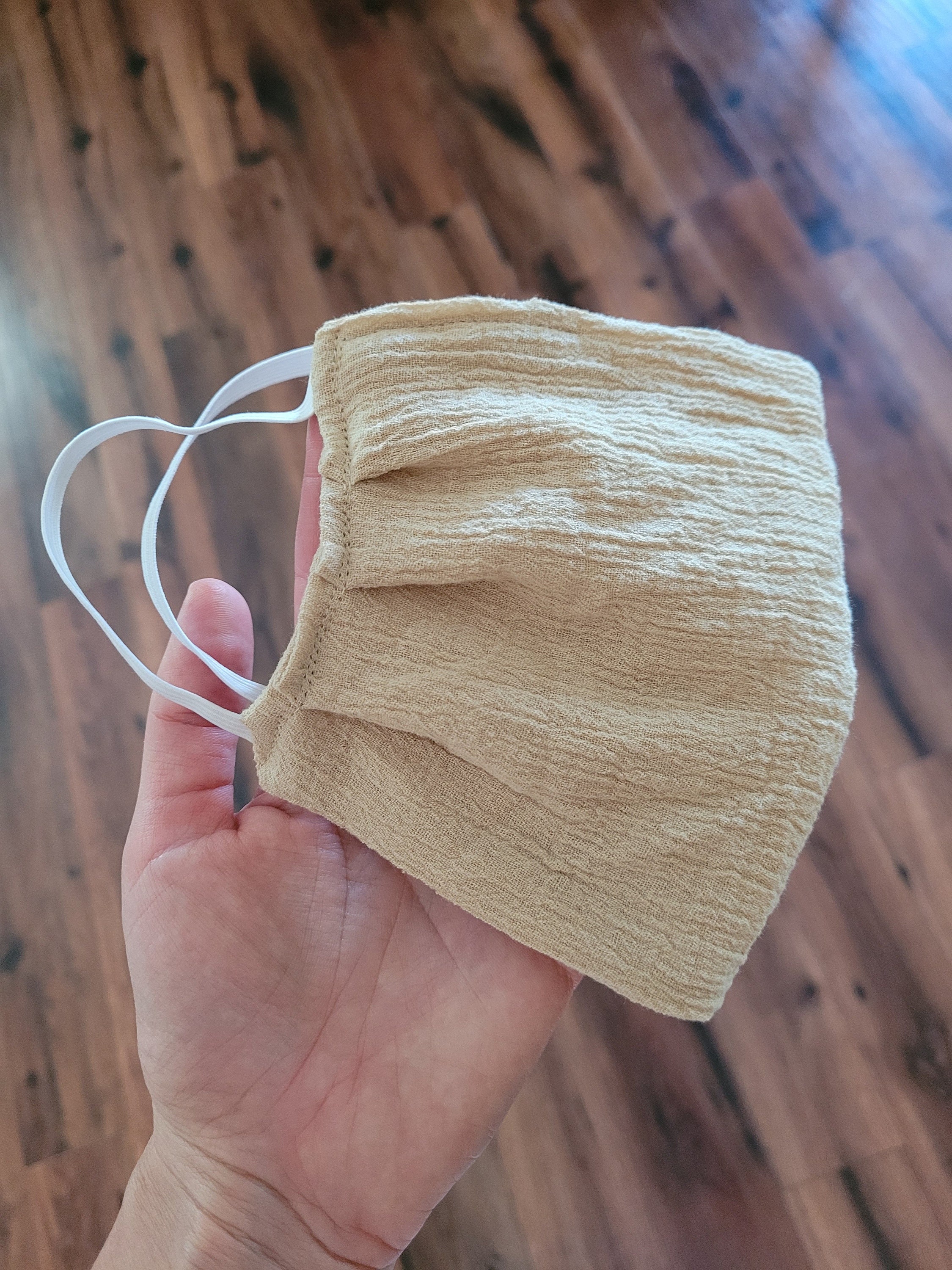 Scavenger Rey Mask From Jakku Made From Tan Cotton Gauze - Etsy