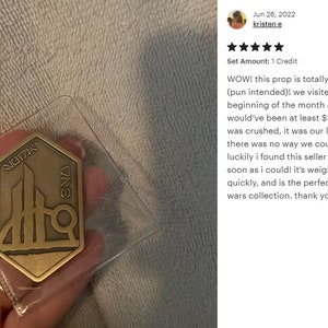 Bronze Batuuan Spira Solid Metal Metal Batuu Credit Star Wars Galaxy's ...